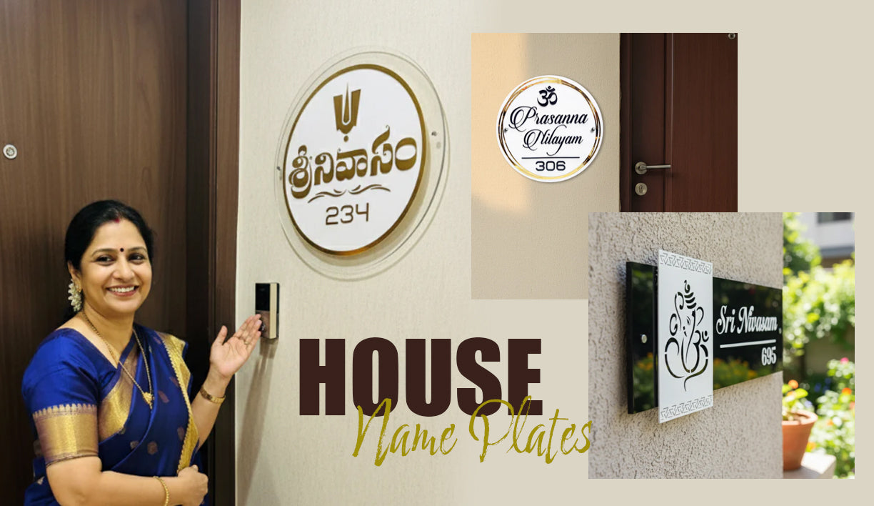 Trending Luxury House Name Plates / House Name Boards in Low Price ...